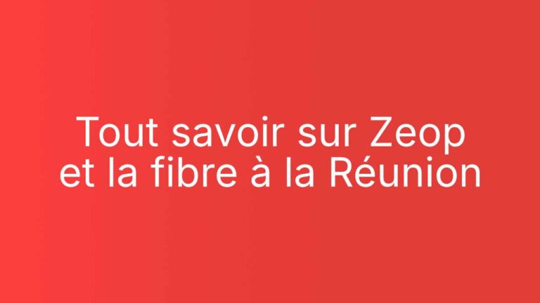 Zeop : tout savoir sur les forfaits fibre et coaxial - La Fibre